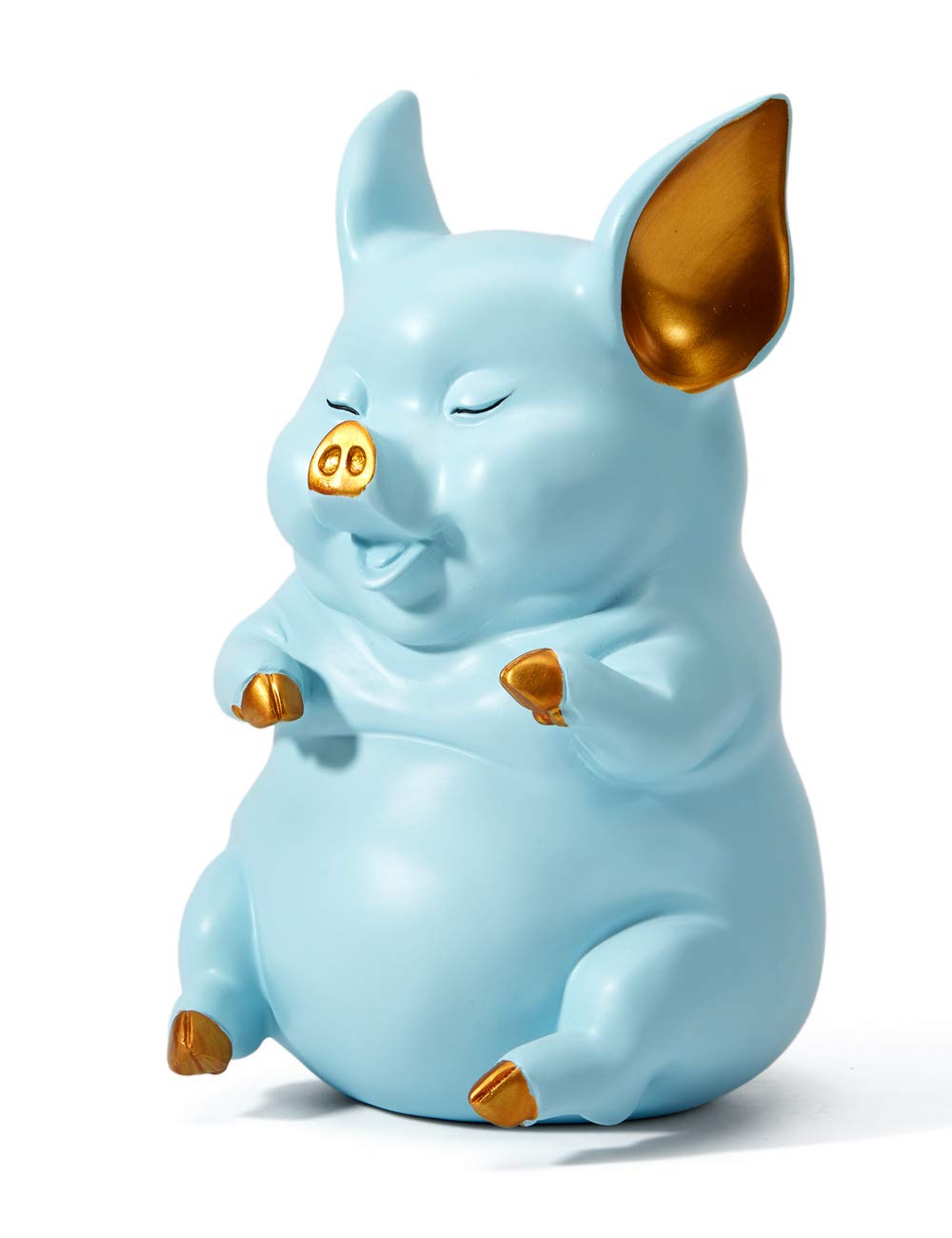 Amazon.com: HAUCOZE Piggy Bank Coin Money Bank Pig Decor Arts Animal ...