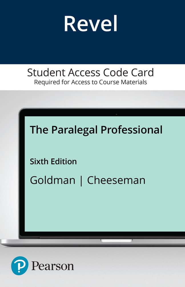 Amazon.com: Paralegal Professional, The - Revel Access Code ...