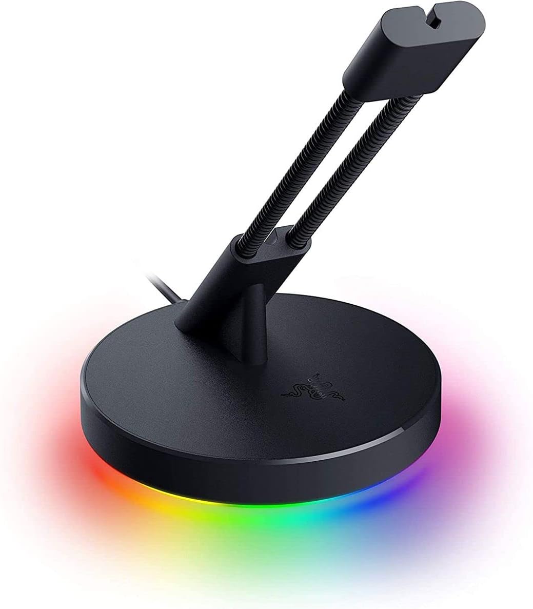 Amazon.com: Razer Mouse Bungee V3 Chroma - Mouse Cable Holder with RGB ...