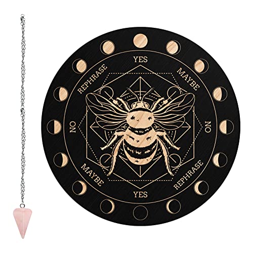 CRASPIRE Pendulum Board Bee Dowsing Divination Metaphysical Message ...