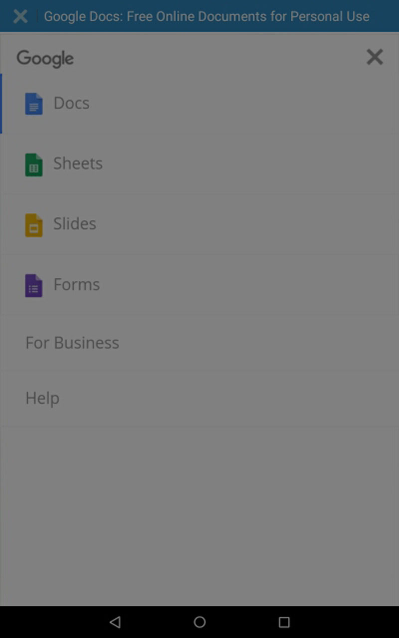Docs For Google - Aplicativo na Amazon Appstore