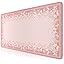 HAOCOO Rose Desk Pad Mat Floral, Cute Desk Matt for Desktop, Non-Slip ...
