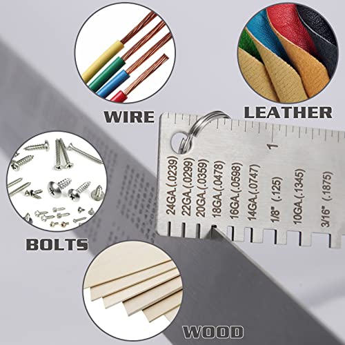 Snapklik.com : Portable Metal Sheet Thickness Gauge- Stainless Steel ...