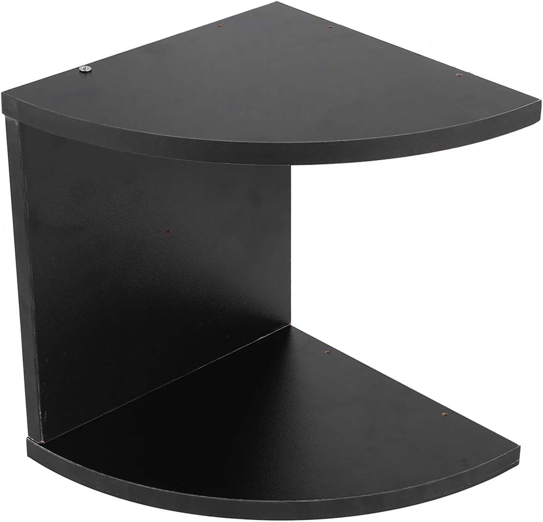 Cabilock Estanter a Esquinera Flotante De Madera De 2 Capas Para Montar cabilock-estanter-a-esquinera-flotante-de-madera-de-2-capas-para-montar