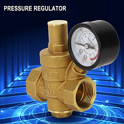 Shoplice DN20 Water Pressure Reducing Valve Adjustable Brass Water ...