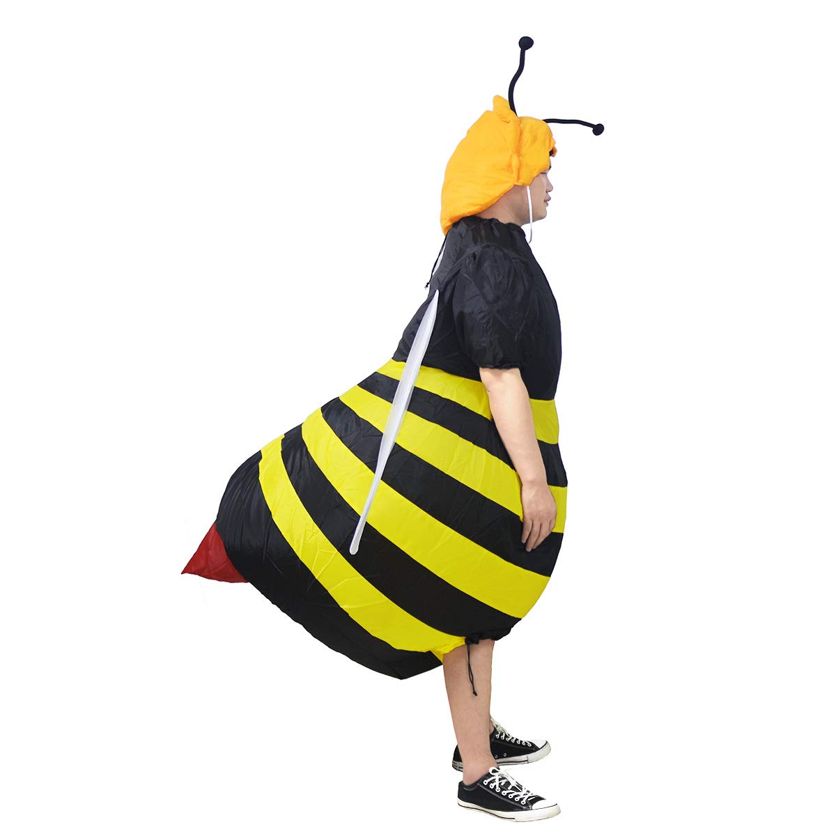 JYZCOS Inflatable Bumble Bee Costume Adult Blow up Halloween Fancy ...