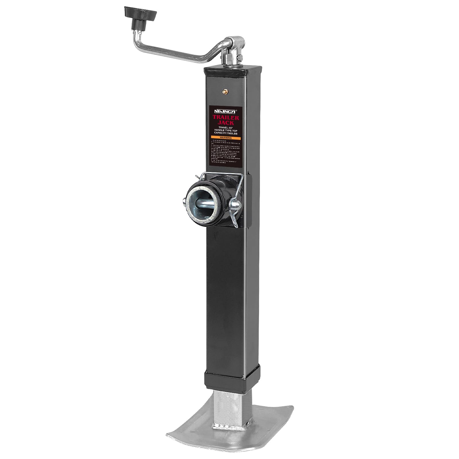 Amazon.com: 15" 7000lbs Weld On Square Pipe Mount Drop Leg Swivel ...