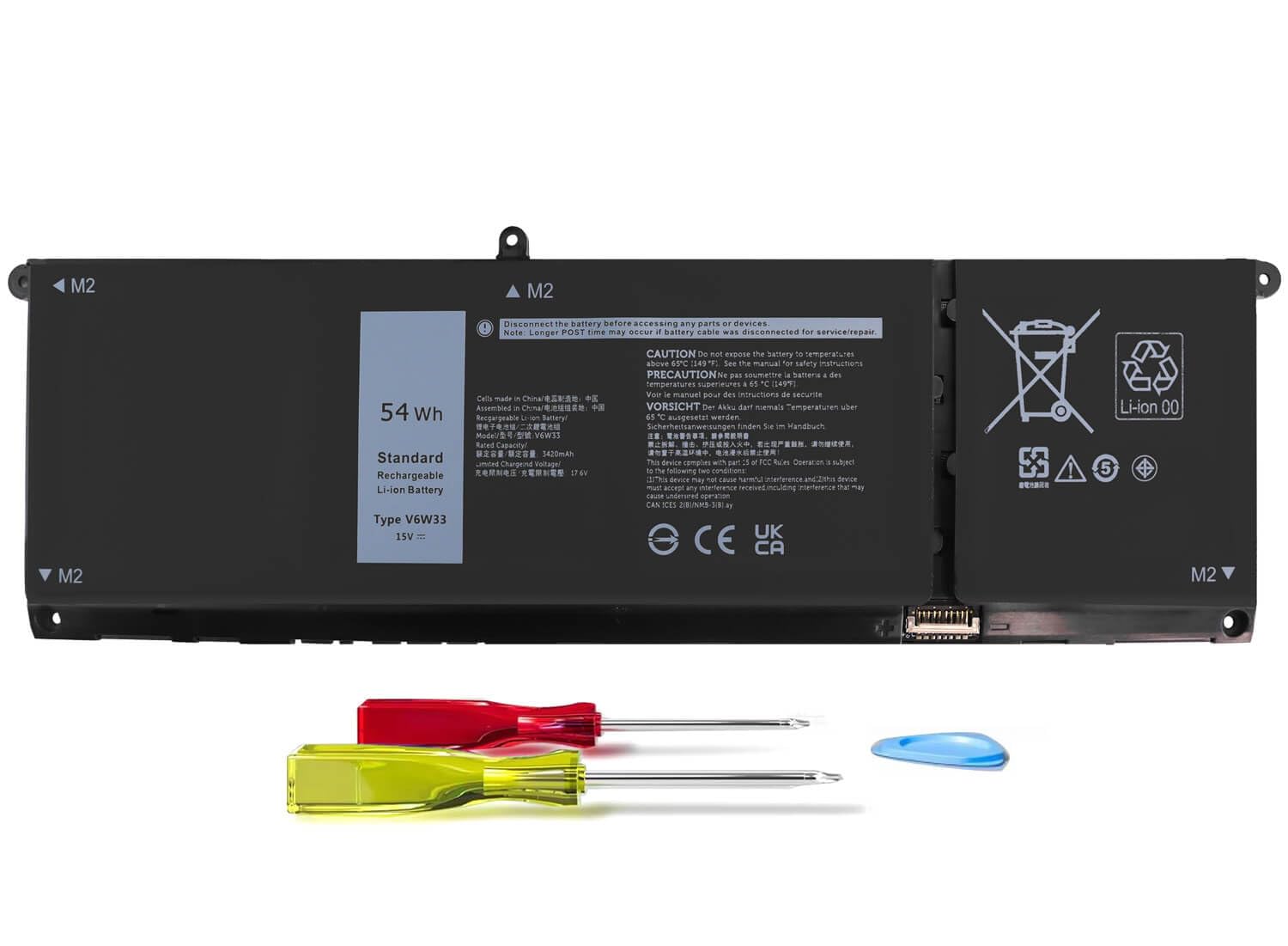 Amazon.com: 54Wh V6W33 Battery for Dell Inspiron 15 3511 3520 3525 3515 ...