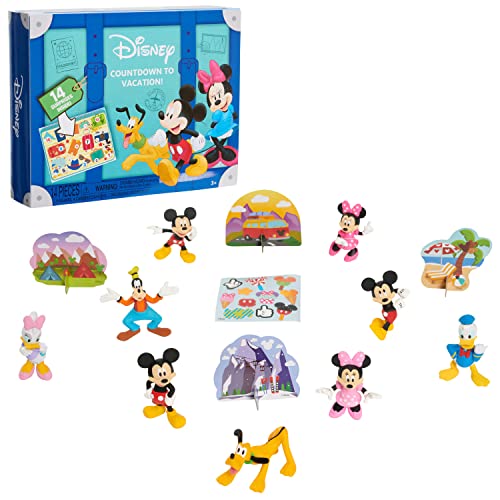 Disney Junior Mickey Mouse Countdown to Vacation, 14-pieces, 9 Figures ...