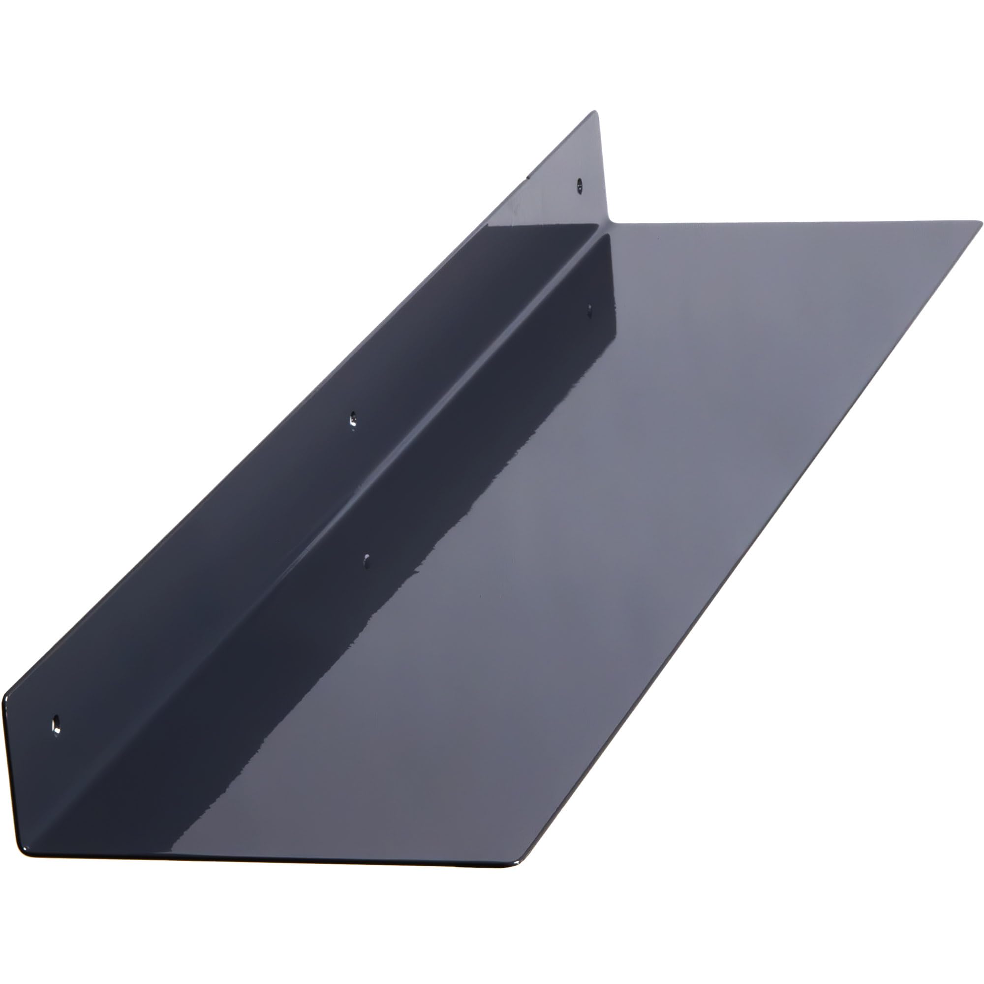 Amazon.com: Calabasas Decor 36x8 in Metal Floating Shelf Grey Wall ...