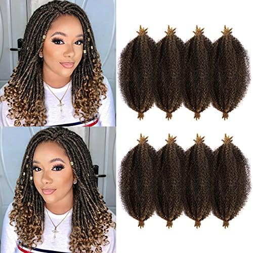 Amazon.com : Amir Hair 24 Inch Afro Spring Twist Hair 8 Pcs Kinky Twist ...