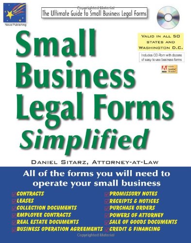 Amazon.com: Small Business Legal Forms Simplified: The Ultimate Guide ...