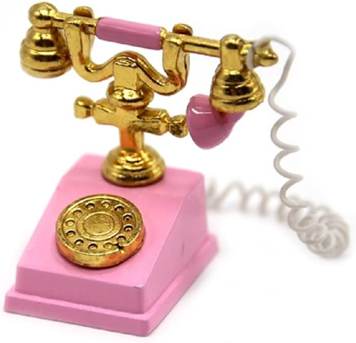 Amazon.com: Melody Jane Dollhouse Classic Pink & Gold 1950 60's Fancy ...