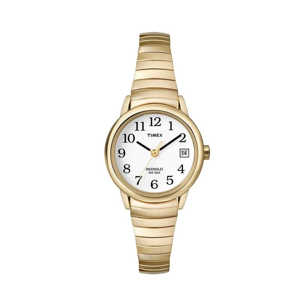 Timex Easy Reader® Gold Tone Expansion Band Watch : Amazon.ca: Clothing ...