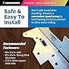 Amazon.com: Sandbaggy Framing Angle Brackets - Multi Purpose Wood Frame ...