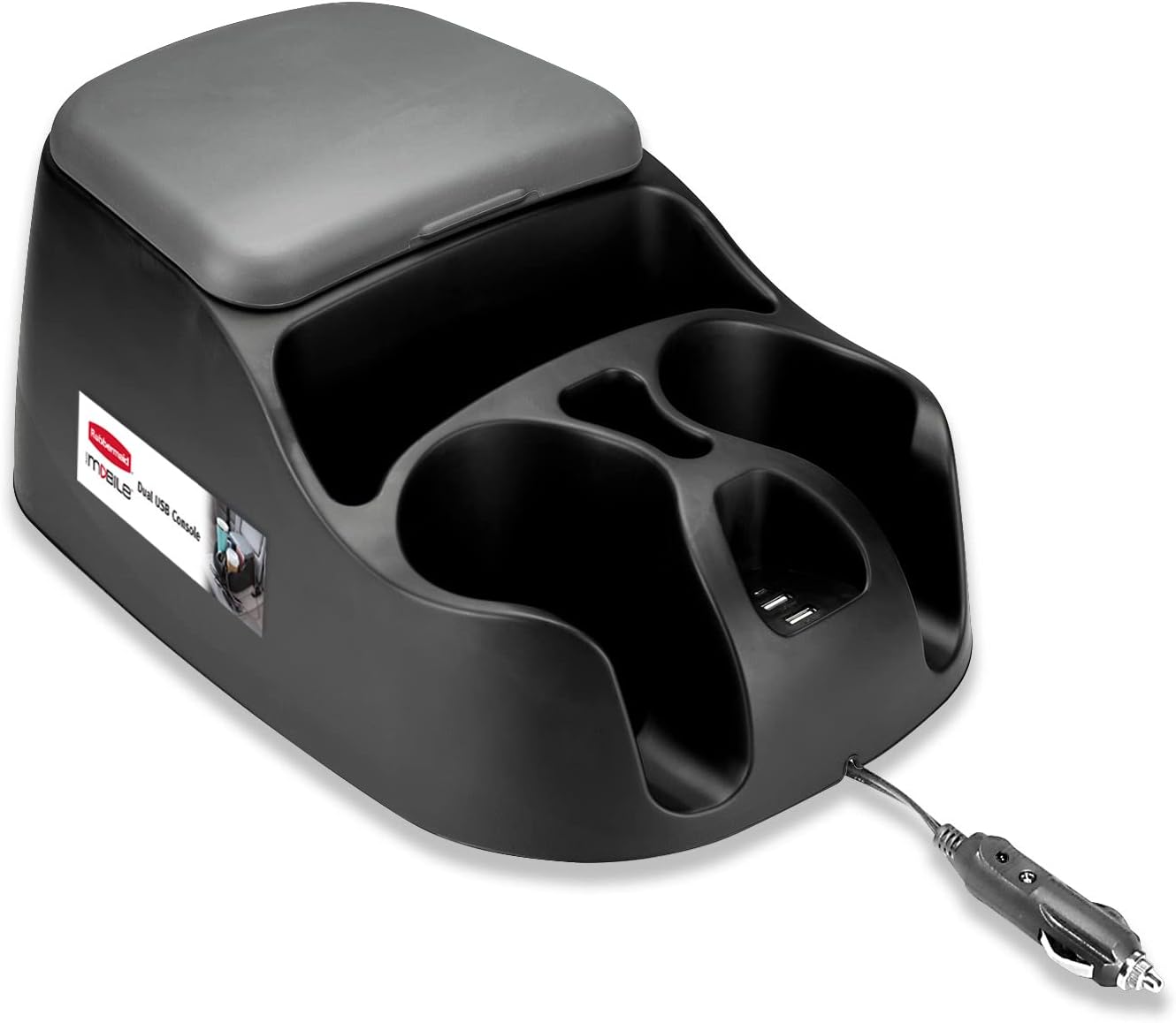 Amazon.com: TSI Products 30011 Clutter Catcher Black Bench Seat Console ...