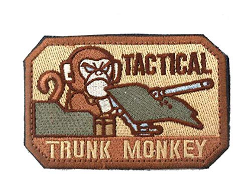 Tactical Trunk Monkey Tactical Embroidery Patch Hook & Loop Morale Patch Military Patch for ...