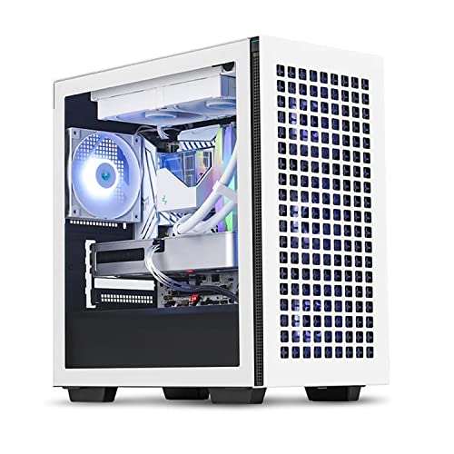 DeepCool CH370 WH Micro ATX Gaming Computer Case, 120mm Rear Fan Pre ...