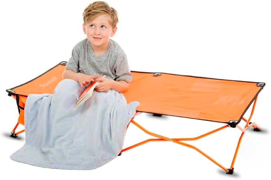 Amazon.com: High Stream Gear Toddler Cot Bed: Portable Folding Cot for ...