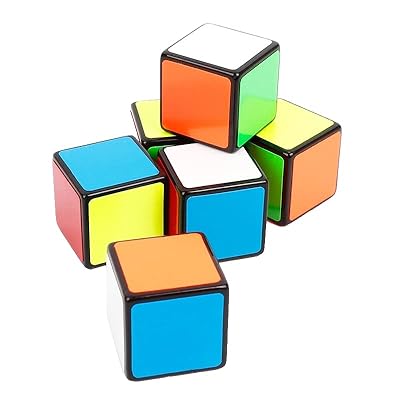 1x1 Rubiks Cube 1x1 Rubik's Cube QiYi Axis S 3x3 Cube Black (Tiled