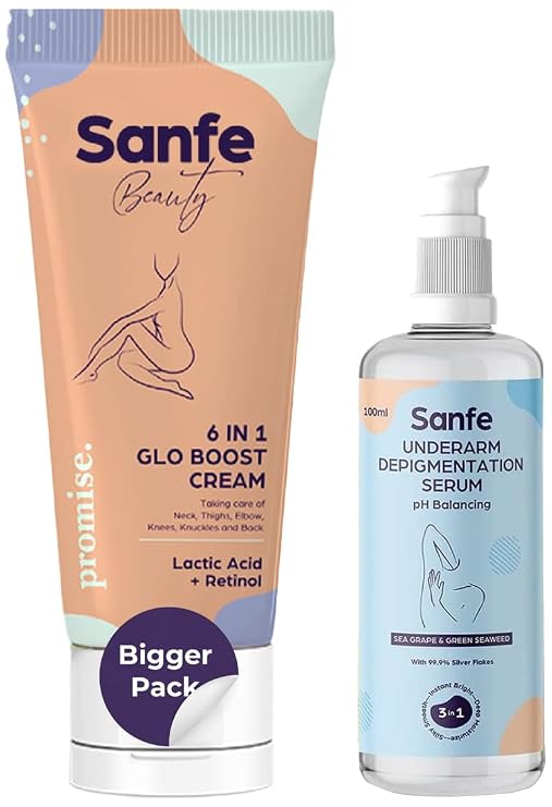 Buy Sanfe Full Body Lightening Combo | For Dark Neck, Joints, Skin ...