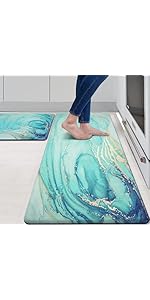 Amazon.com: MAYHMYO Anti Fatigue Kitchen Mat - Set of 2 - Taupe ...