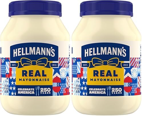 Amazon.com : Hellmann's Mayonnaise Real Mayo 1 ct For A Creamy Sandwich ...