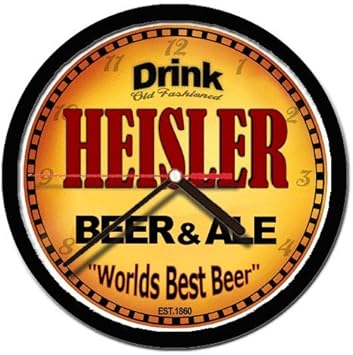 Amazon.com: HEISLER beer and ale cerveza wall clock : Home & Kitchen