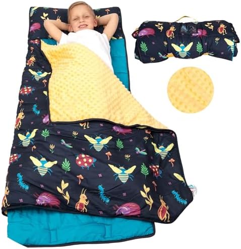 Amazon.com : JumpOff Jo - Toddler Nap Mat - Sleeping Bag for Kids with ...
