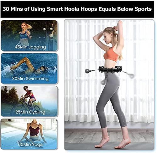 Weighted Smart Hula Ring Hoops, Weighted Hula Hoop With Auto-Spinning ...