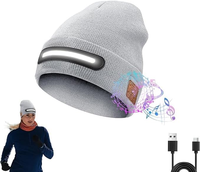 Gorro Bluetooth con luces integradas TR-BTD3 3 en 1, función de ...
