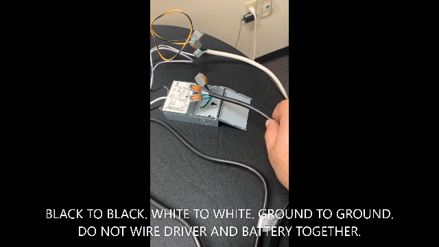 Watch How to wire G1 8" E2 Downlight with Emeregency Battery on Amazon Live