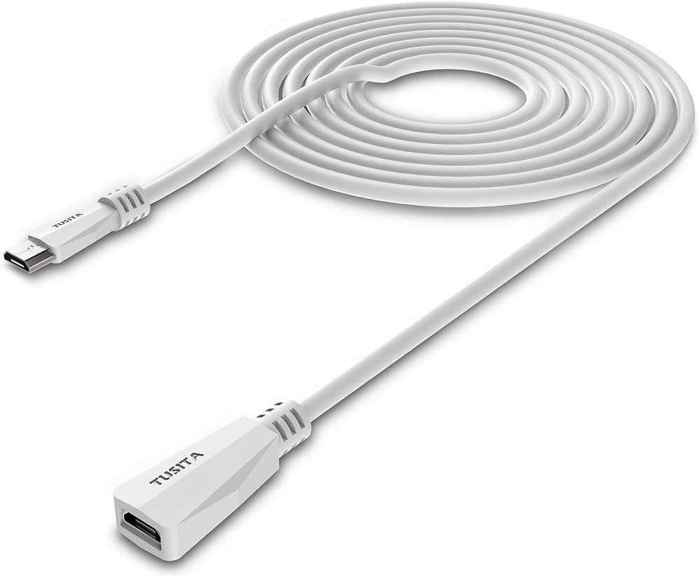 Amazon.com: 10FT DC Barrel Plug Extension Cable Power Cord for Ring ...