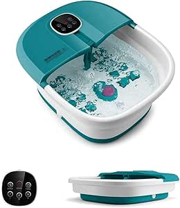 Amazon.com: MEDIMALL Collapsible Foot Spa, Pedicure Foot Spa Tub ...