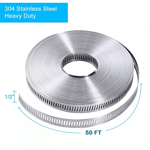 Snapklik.com : STEELSOFT Stainless Steel Large Band Hose Clamp System ...
