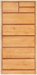 Amazon.co.jp: KaguBuy 0047931 High Chest, Finished Product, 6 Tiers, Width 23.6 inches (60 cm ...