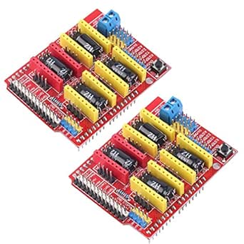 HiLetgo 2pcs V3 Engraver Shield 3D Printer CNC Expansion Board A4988 Driver Board for Arduino ...