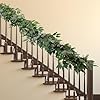 Amazon.com: 10 Sets Artificial Greenery Garlands Bulk Total 55.8 Feet Silver Dollar Eucalyptus ...