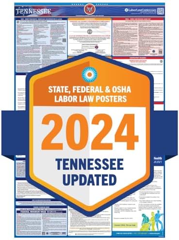 Amazon.com: 2024 Tennessee Labor Law Poster- State, Federal, OSHA ...