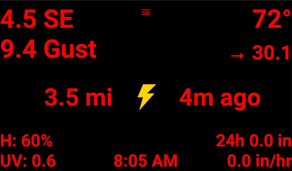 Tempest Weather Console - App on Amazon Appstore