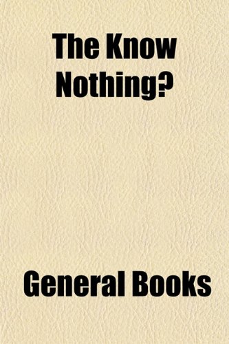 Amazon.co.jp: The Know Nothing? : 本