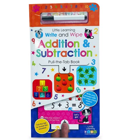 WRITE & WIPE ADDITION & SUBTRACTION: Page Publications: 9781648333231 ...