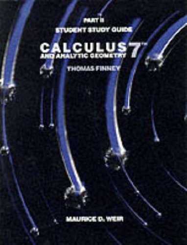 Calculus & Analytic Geometry: Thomas, George Brinton: 9780201163643 ...