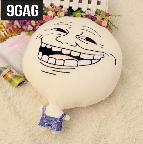 9GAG Derp Troll Face Cushion Pillow : Amazon.co.uk: Home & Kitchen