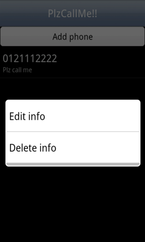 Please Call Me! - App on Amazon Appstore