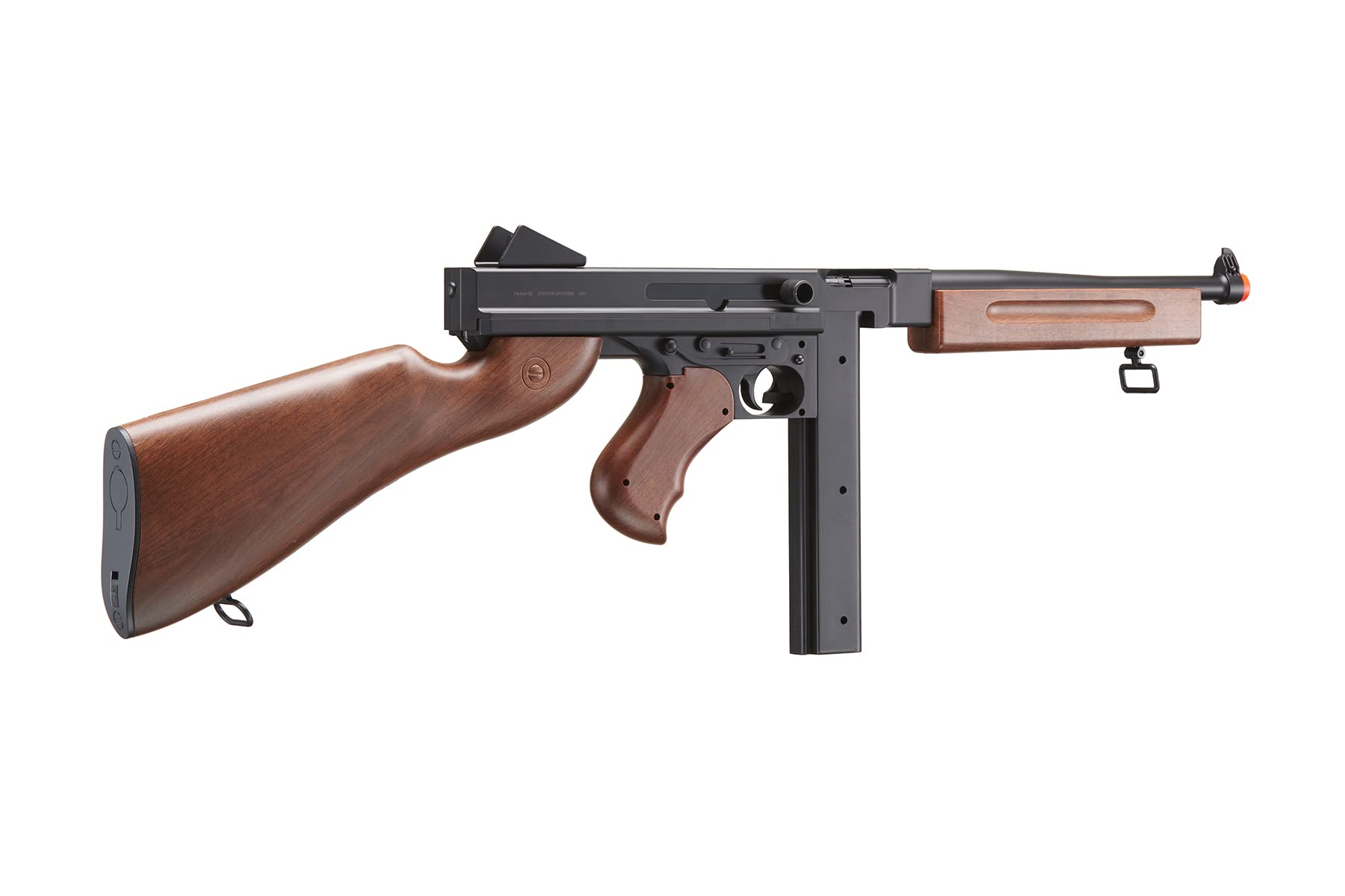 Airsoft Tommy Thompson Submachine Gun WW2 Chicago Typewriter Full Auto ...