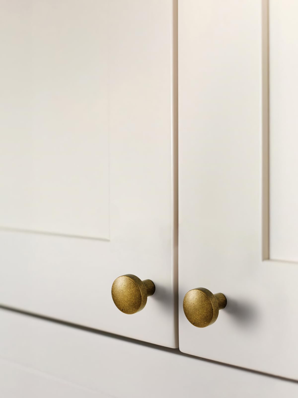 Snapklik.com : 5 Pack Antique Brass Cabinet Knobs Classic Vintage Retro ...