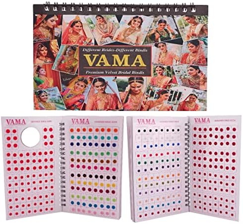 Amazon.com: VAMA Fashions Plain Round Kumkum Forehead Indian Sticker ...