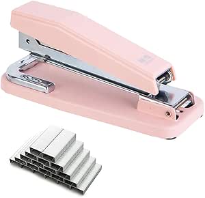 M&G Grapadora de computadora con brazo oscilante con capacidad de 50 hojas, diseño de rotación ...