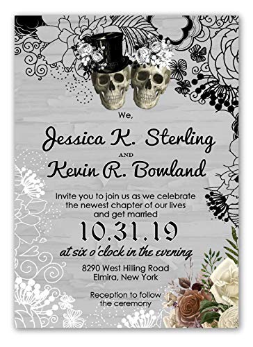 Skull Wedding Invitations